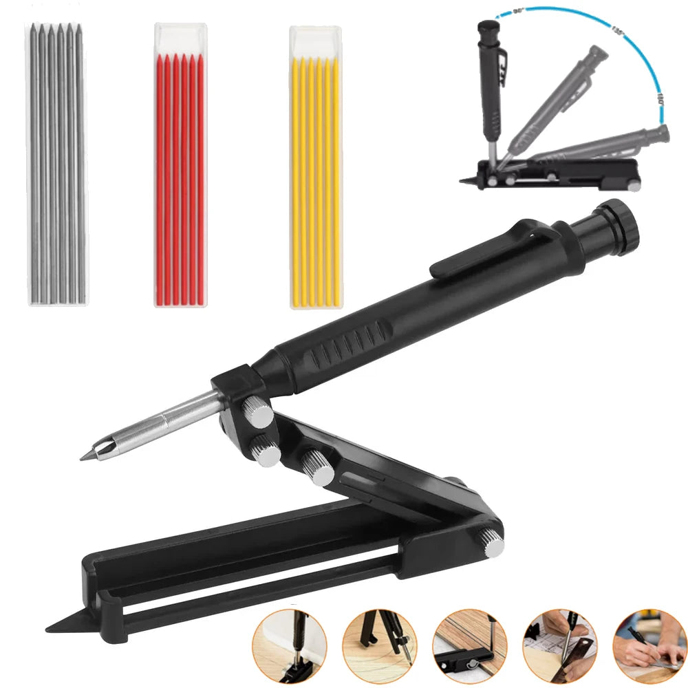 Multifunction Scribing Tool Adjustable Woodworking Measuring Construct ...